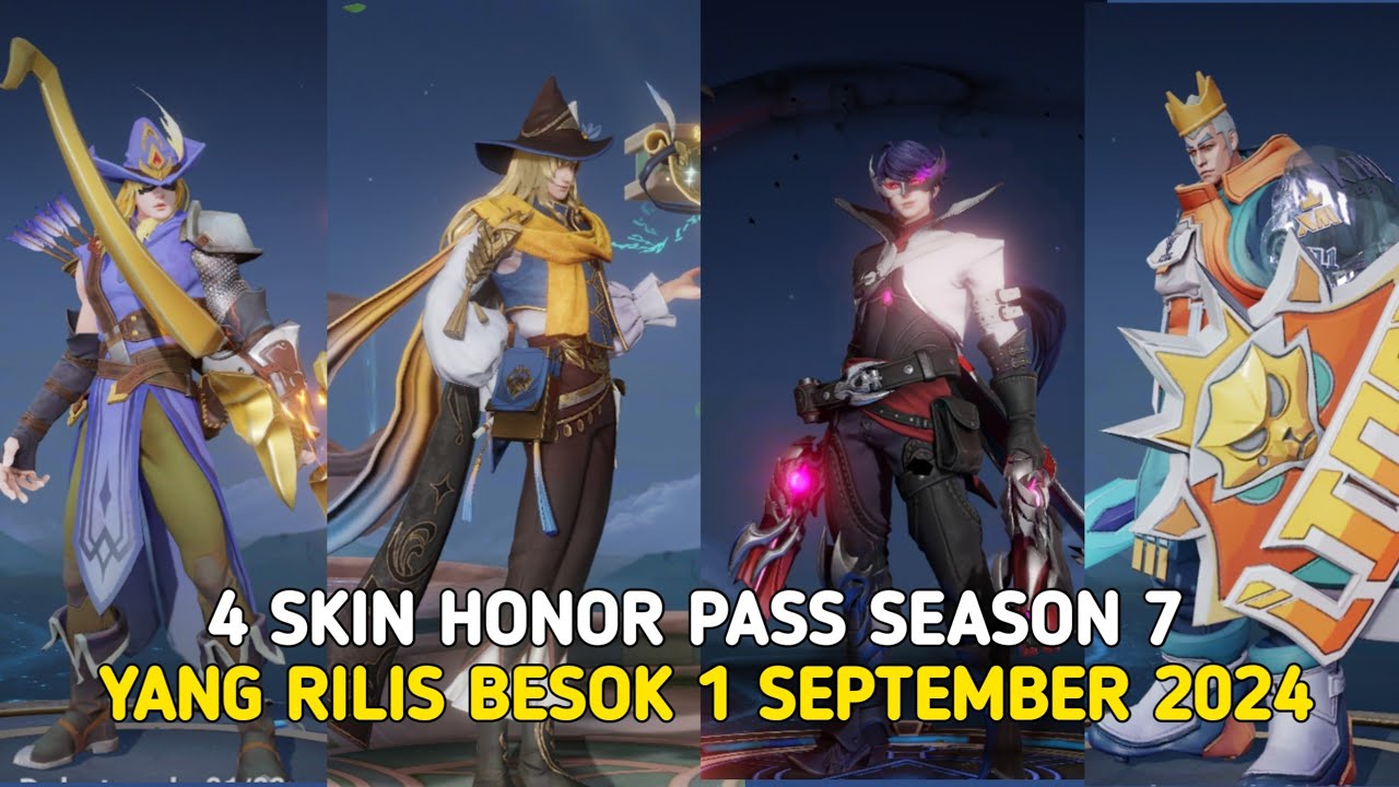 REVIEW NEW SKIN HONOR PASS SEASON 7 HONOR OF KINGS YANG BAKAL RILIS ...