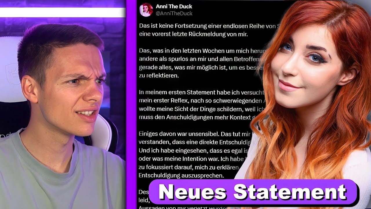 Das neue Statement von AnniTheDuck - YouTube