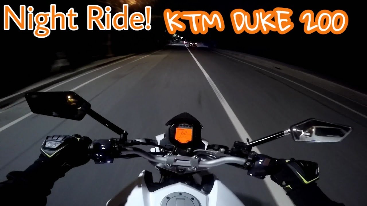 KTM DUKE 200 Night Ride in Metro Manila / Yoshimura Pipe / MotoVlog #11 ...