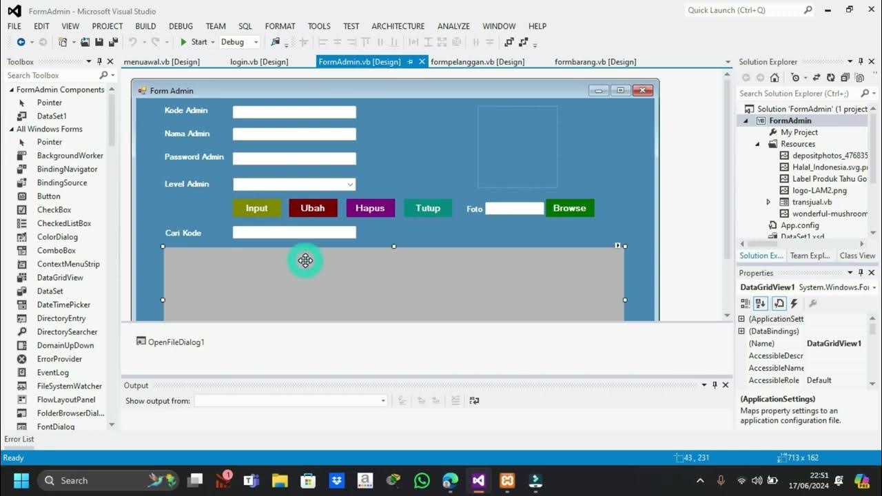 presentasi pembuatan aplikasi penjualan menggunakan visual basic.net ...