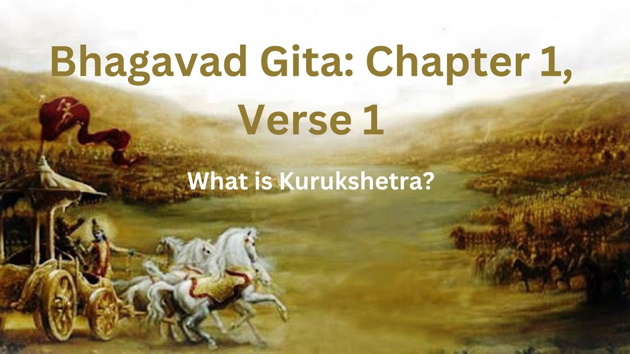 Bhagavad Gita - Chapter 1, Verse 1 The Battle Begins #krishna # ...