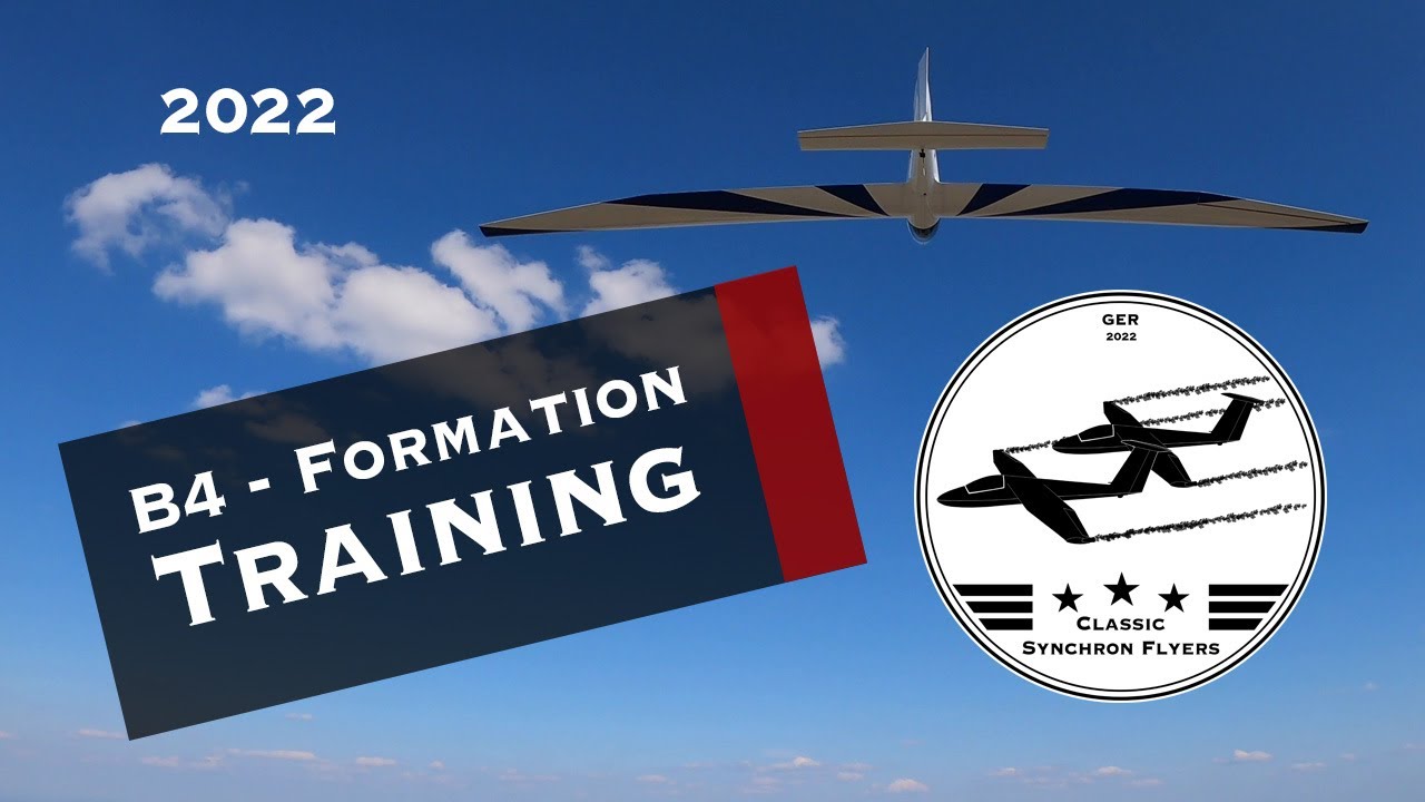 Pilatus B4 - Classic Synchron Flyers Training in Winzeln ...