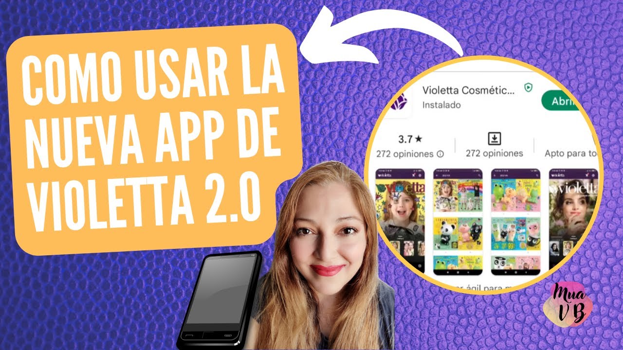 APRENDE a usar APP de VIOLETTA Cosméticos 2022 | Revendedoras - YouTube