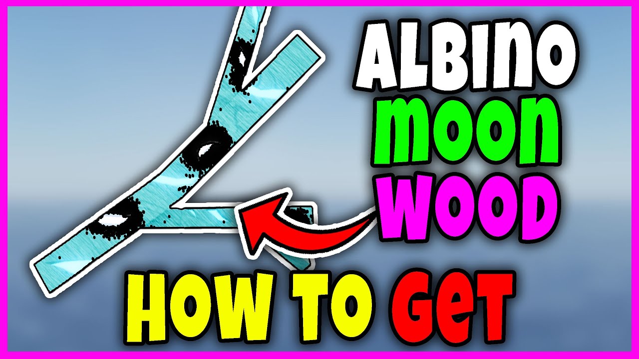 How to GET ALBINO MOON WOOD in FISCH FAST Roblox - YouTube