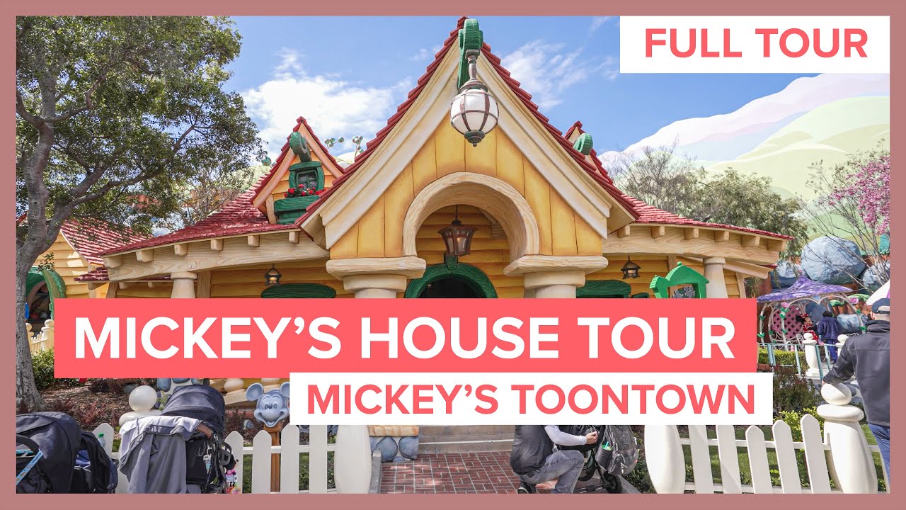 Mickey's House in New Toontown Full Walkthrough - YouTube