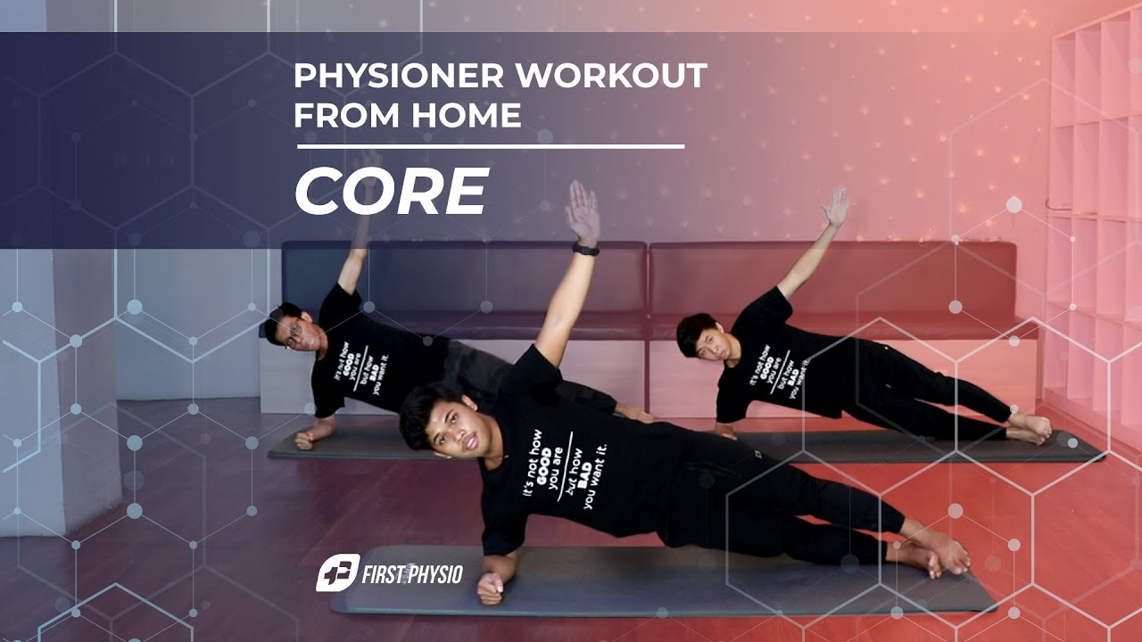 CORE EXERCISE | PHYSIONER WORKOUT FROM HOME #3 - YouTube