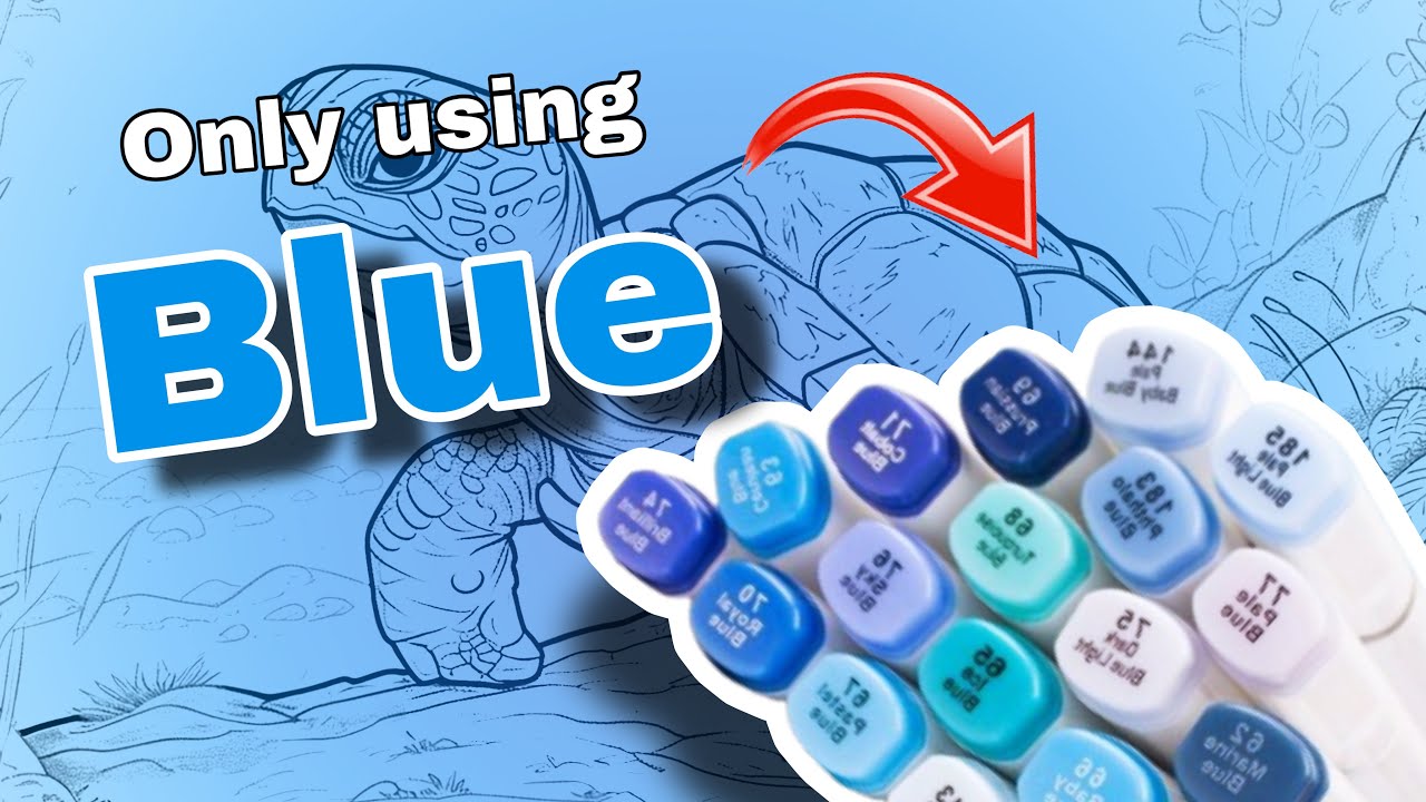 🔥Using only one colour CHALLENGE 🔥 | Janaliartist | - YouTube