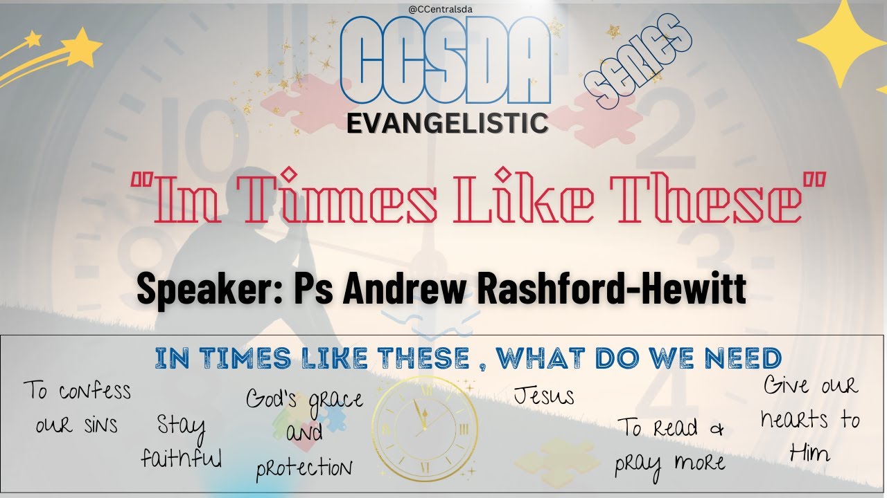 In Times Like These Series Day 5 | Let's Create | Ps Andrew Rashford ...