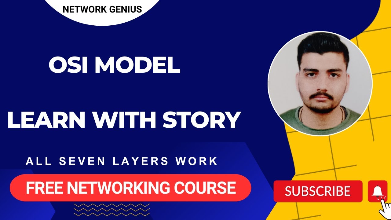 How OSI Model works ? || Learn with story in easiest way || Free CCNA ...