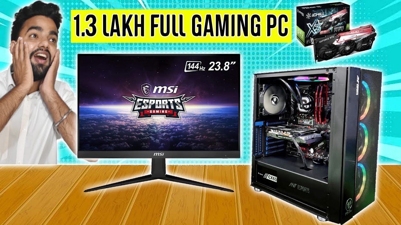 Rs.1.3 Lakh Full Gaming PC Build [HINDI] Build + Benchmarks [INDIA 2021 ...