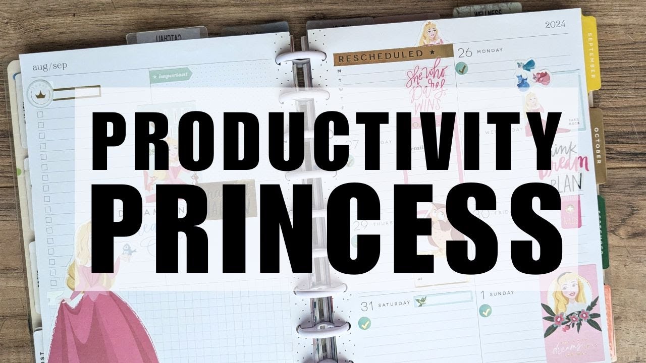 Disney Princess Plan With Me Sleeping Beauty - Happy Planner Dashboard ...