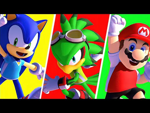 Mario & Sonic At The Olympic Games Tokyo 2020 Football Sonic, Mario, Jet, Shadow