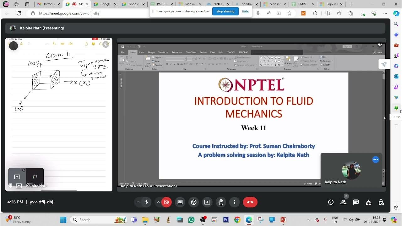 NPTEL_Introduction to Fluid Mechanics_Problem solving session 11 - YouTube