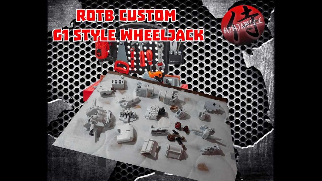 Transformers RotB Custom g1 style Wheeljack Parts 2 - 3 and 4 - YouTube