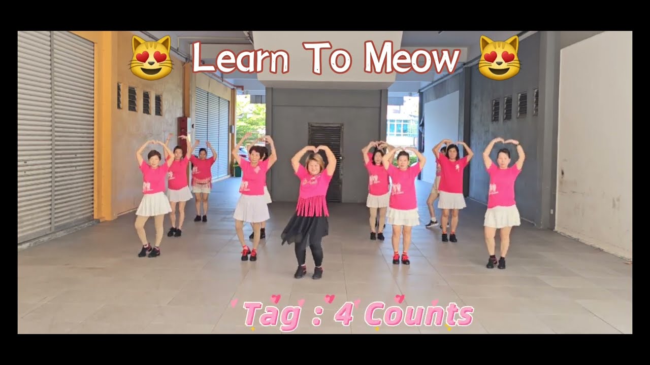Learn To Meow By Nicky Tan (Line Dance) - YouTube
