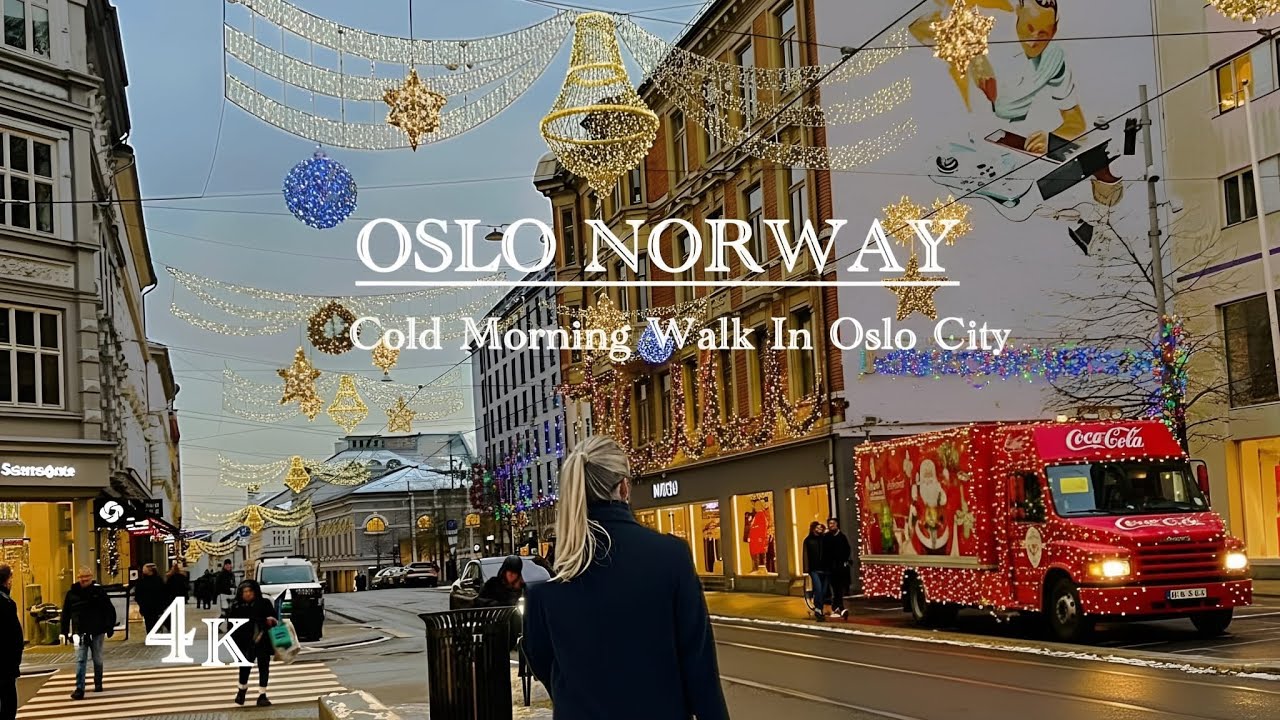OSLO NORWAY, Cold Morning Walk In Oslo City🇳🇴Virtual Walking 4K - YouTube