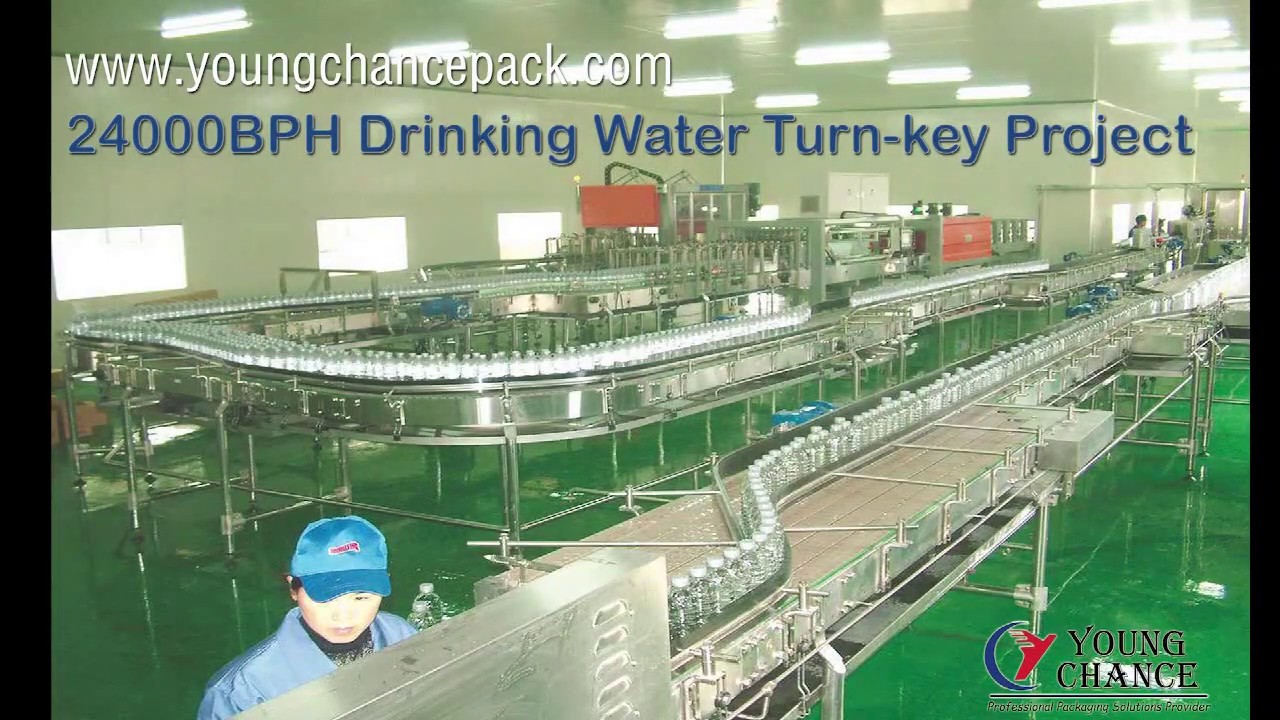 Amazing packaged water processing line-Inside the drinking water ...