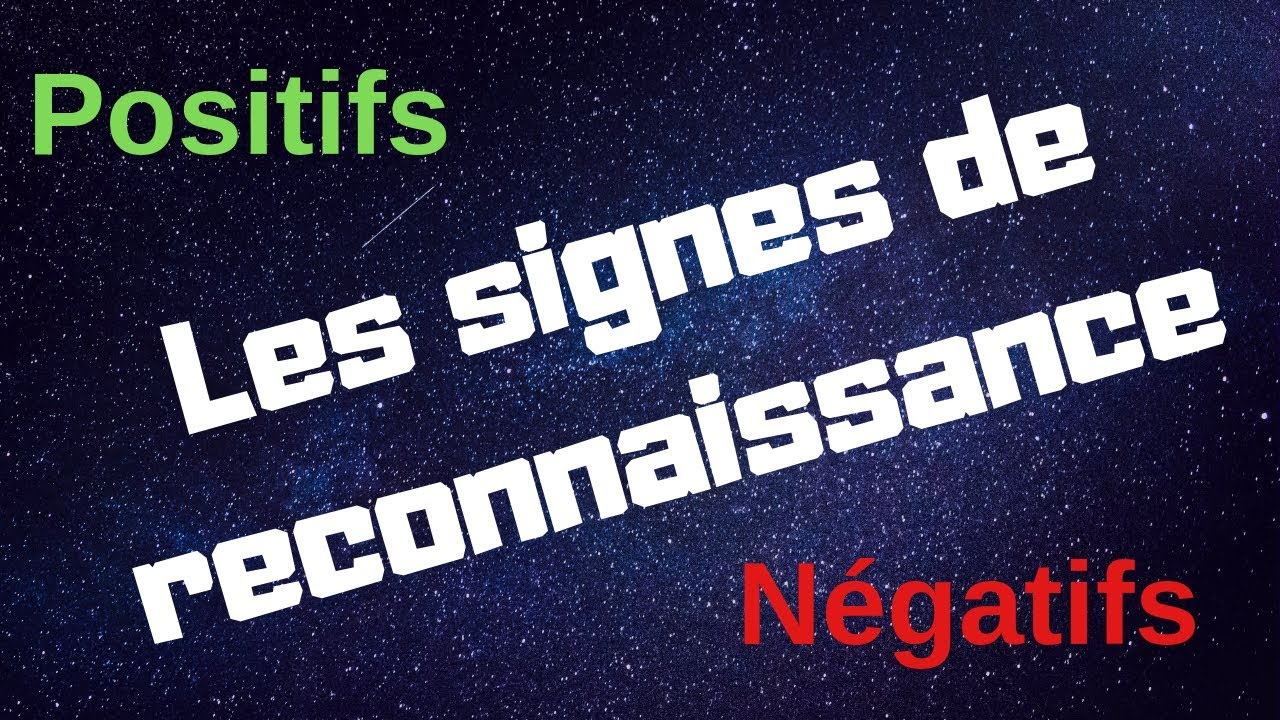 LES SIGNES DE RECONNAISSANCE ! COMMENT LES DONNER ? - YouTube