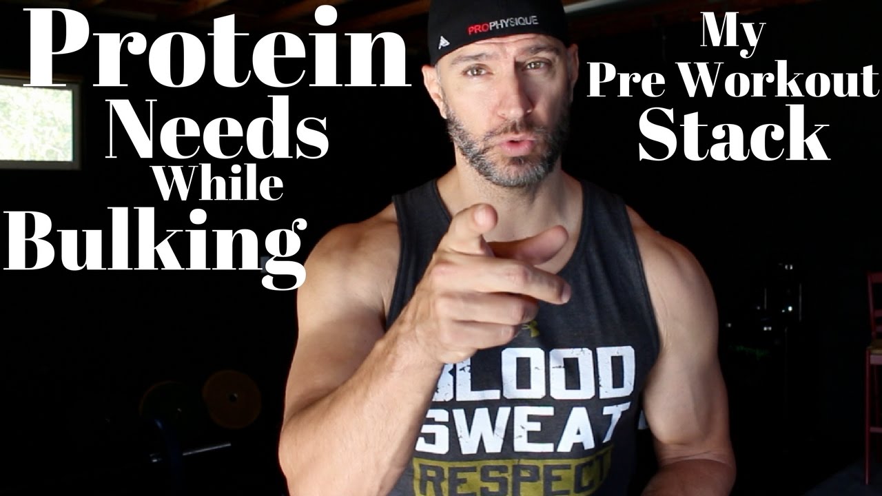 Protein Needs When Building and Best Pre Workout Stack - YouTube