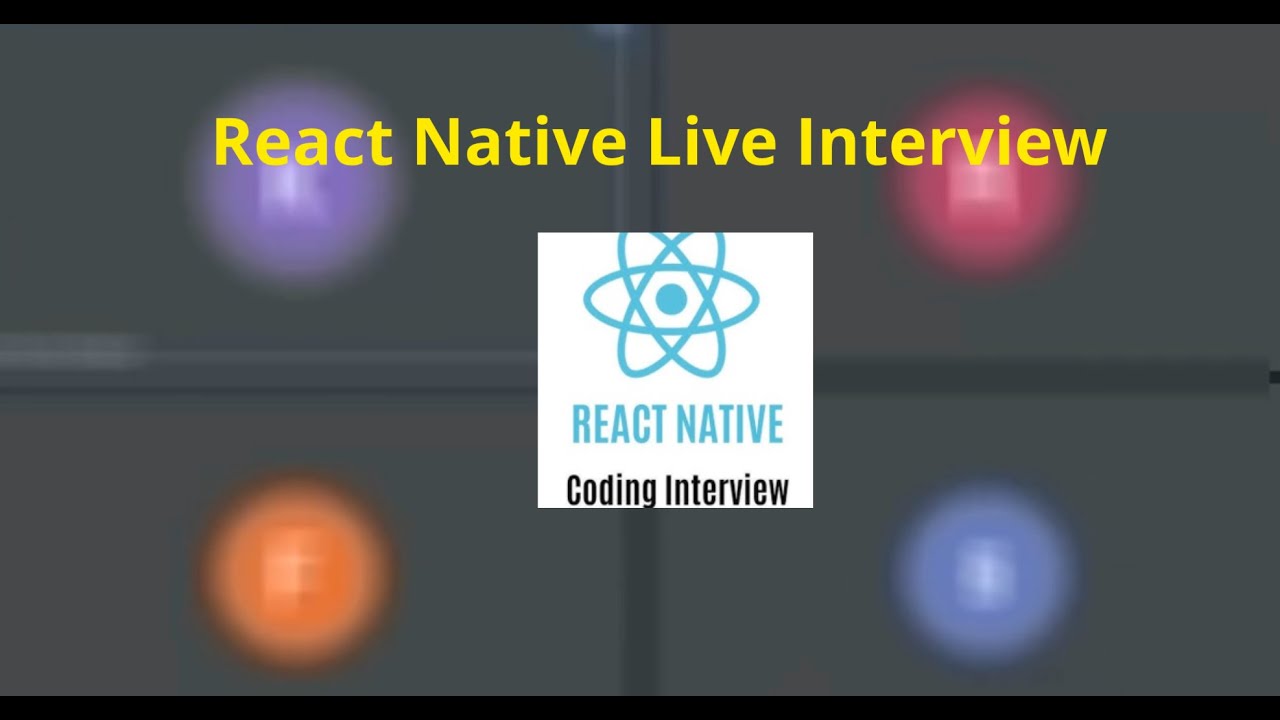 ReactNative Live Interview No 3 - YouTube