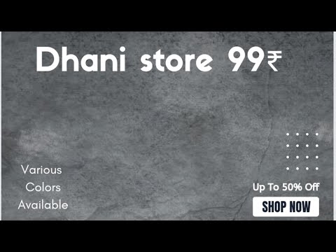 T-Shirt unboxing | टी शर्ट 99₹ only | Dhani Store | dhani shopping app ...