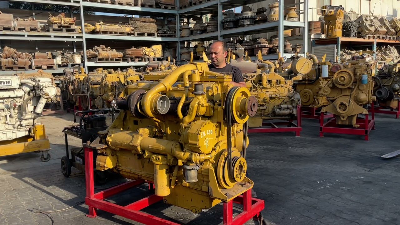 Caterpillar Engine 3406C - YouTube