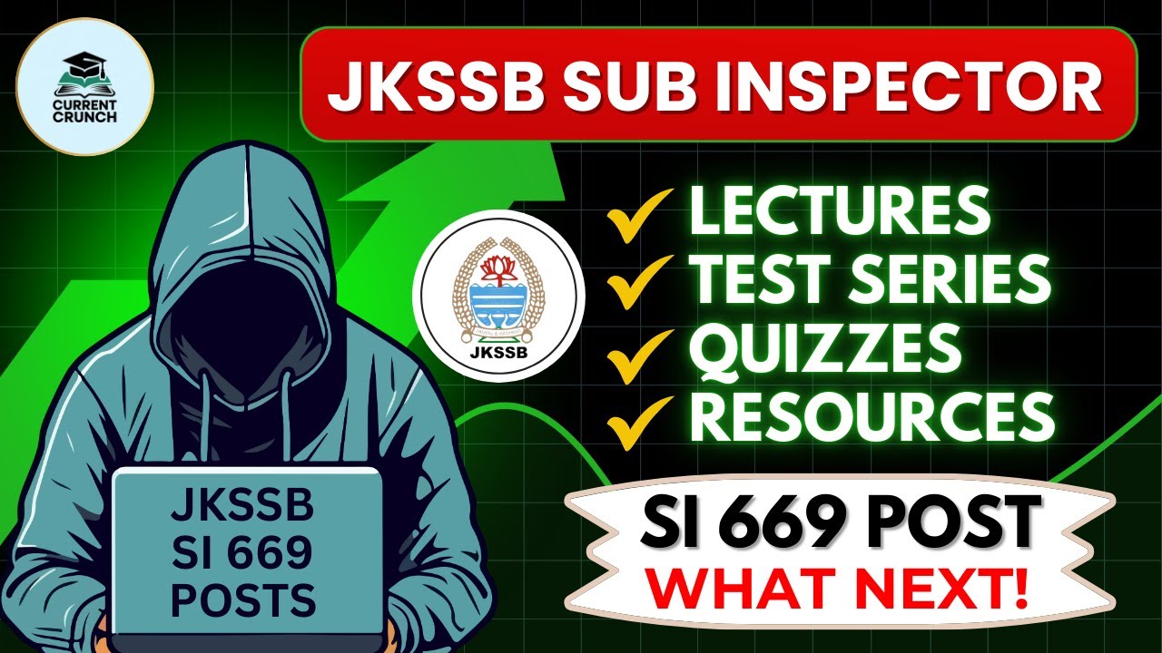 JKP SI Syllabus | JKSSB SUB-INSPECTOR | 669 Posts | What NEXT? - YouTube