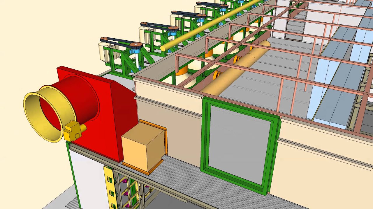 Westmill Jet Dryer with Infeed and Outfeed 2014 - YouTube