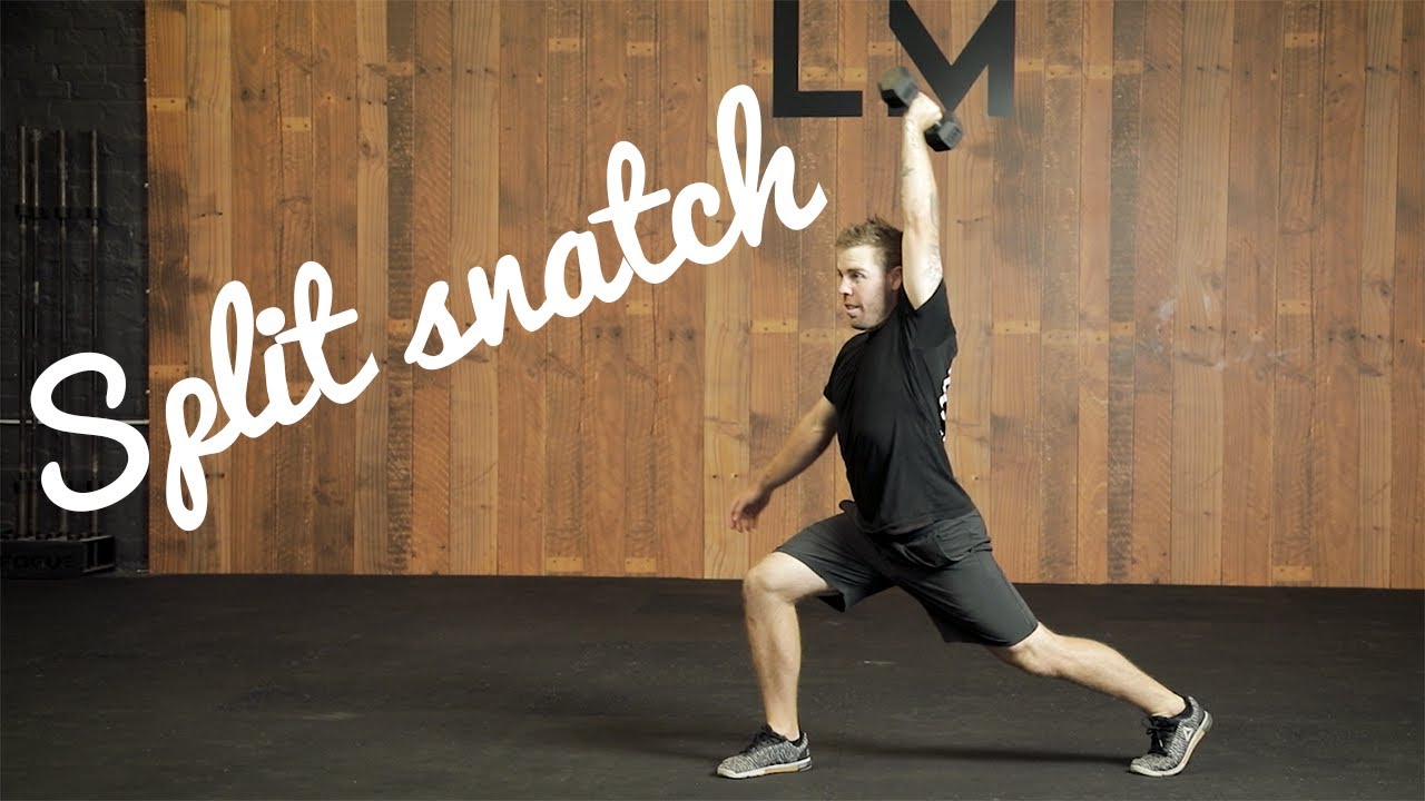 Split snatch - YouTube