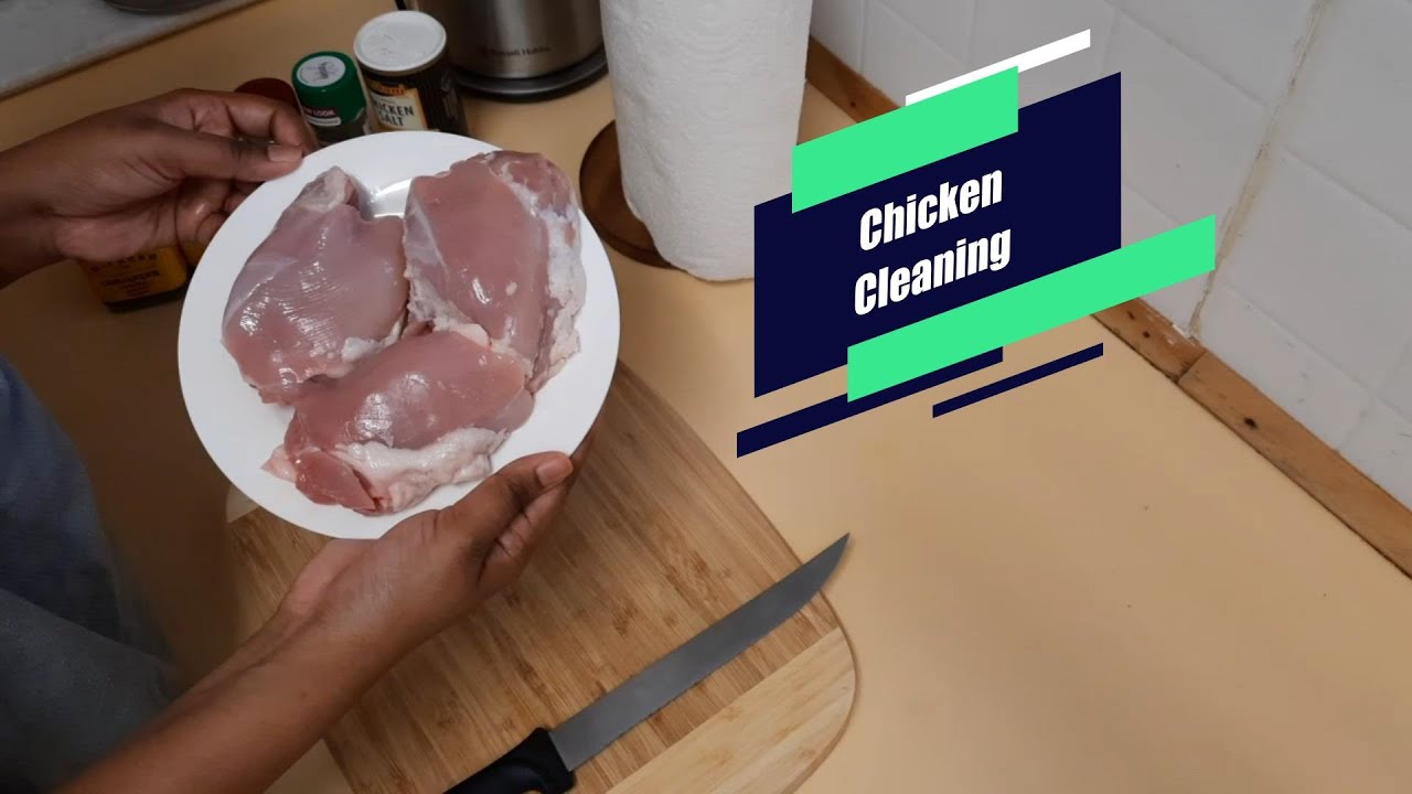 Easy Chicken Cleaning | Fat removal | Chicken Thighs | - YouTube