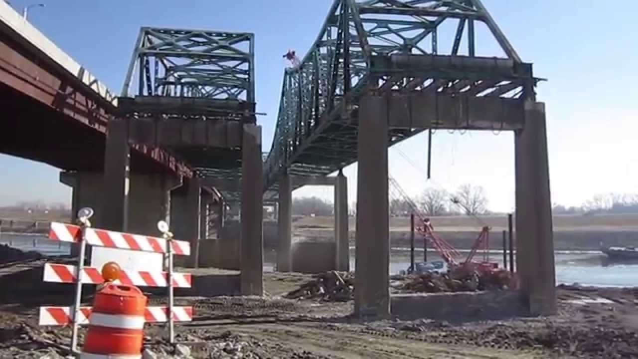 Bridge demolition Tuesday - YouTube
