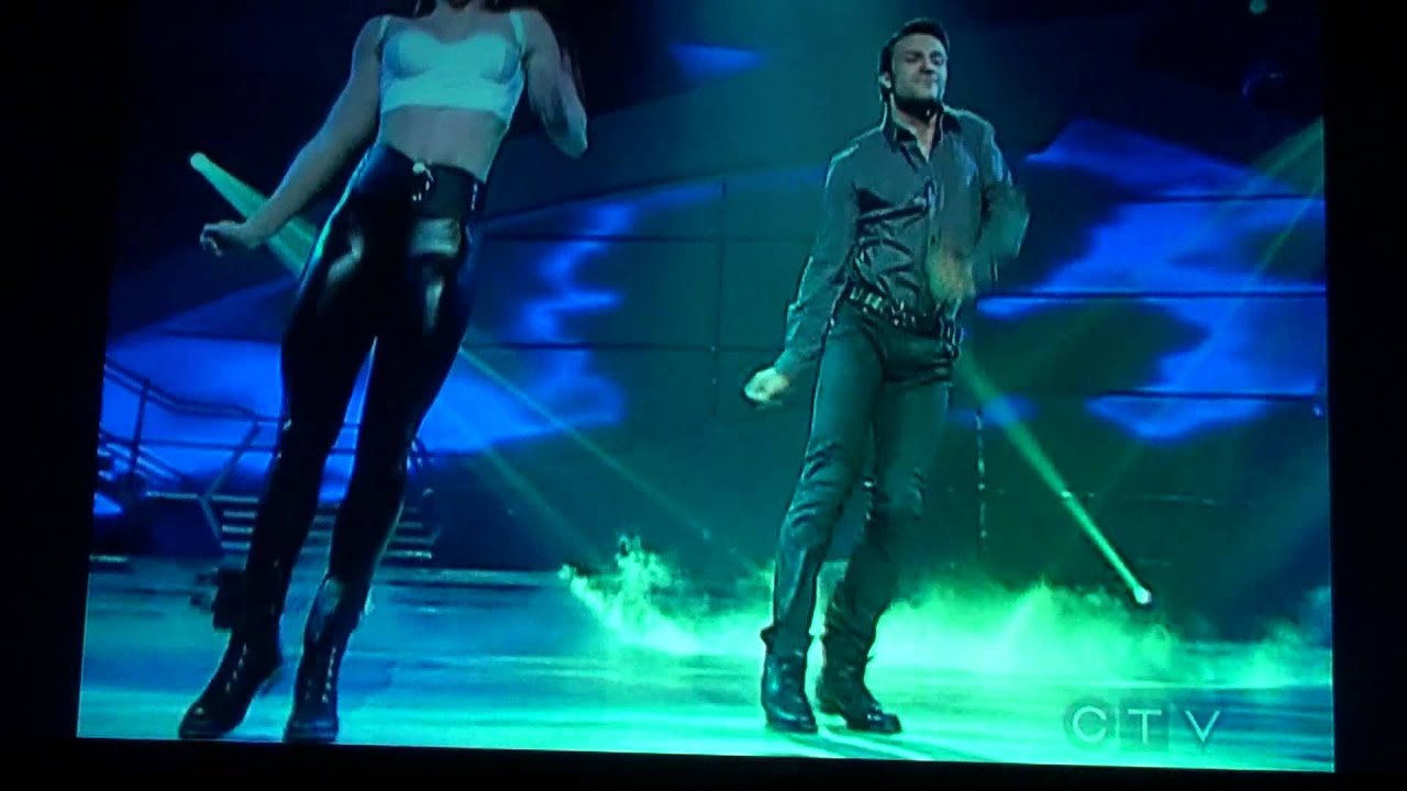 SYTYCD Canada Jordan Winner Spandex Pants Shiny TPOWIS Leggings - YouTube