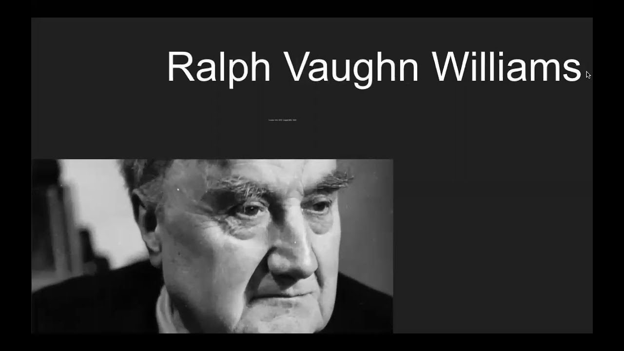 Ralph Vaughn Williams - Week 3 - YouTube