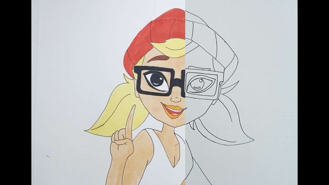 How To Draw Subway Surfers || Subway Surfers Drawing || Games - YouTube