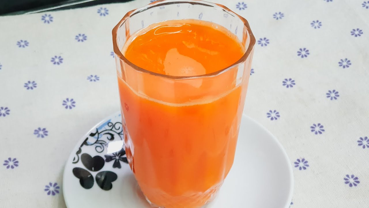 CARA BUAT JUS CARROT YANG SEGAR DAN SEDAP SEKALI - YouTube