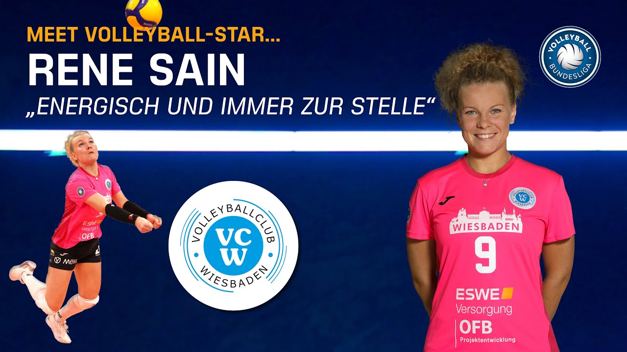 Stimmungskanone in der Abwehr! 🏐 | Libera Rene Sain | VC Wiesbaden ...
