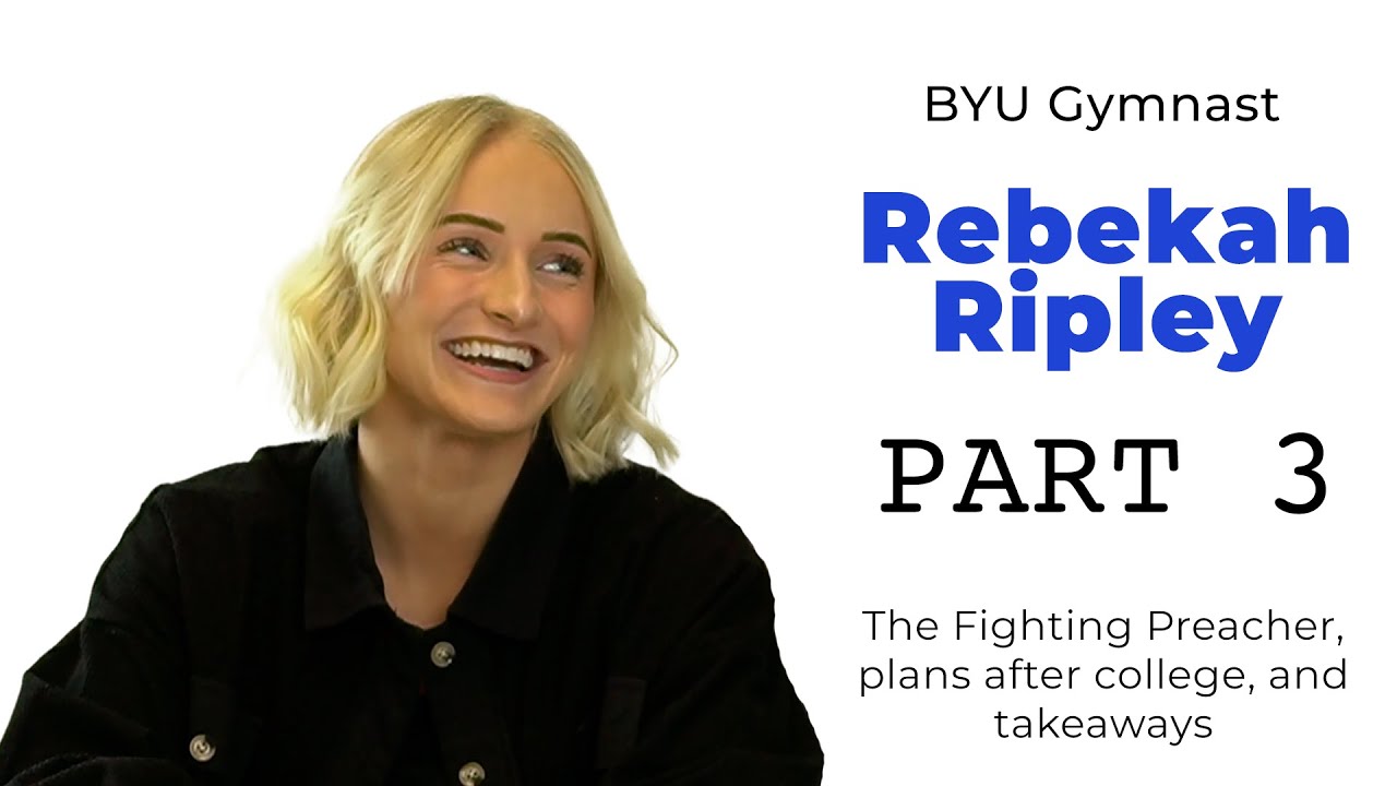 Rebekah Ripley #BYU Gymnast - The Fighting Preacher, plans, and college ...