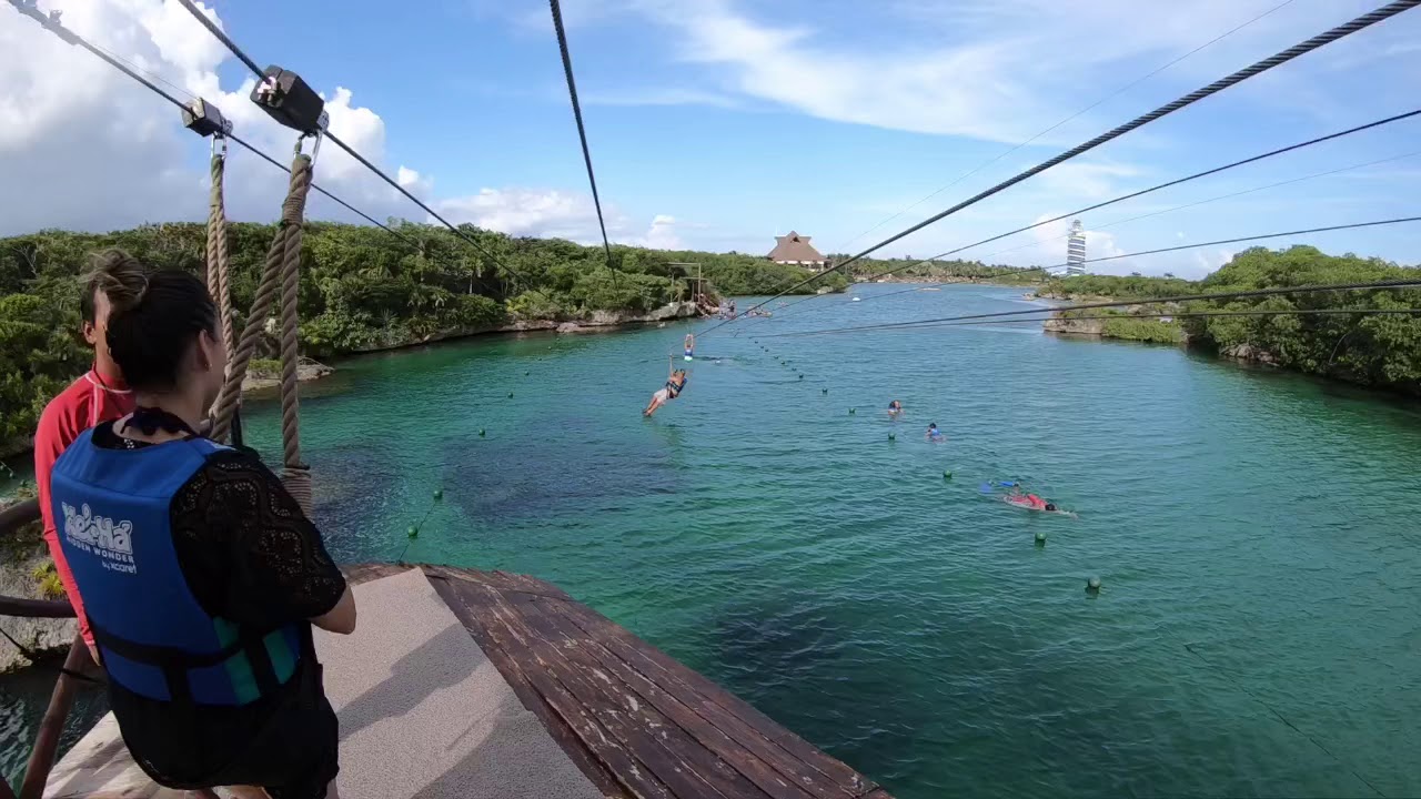 Xel-Ha Park Zipline - Cancun, Mexico - GoPro Hero 6 Black - YouTube