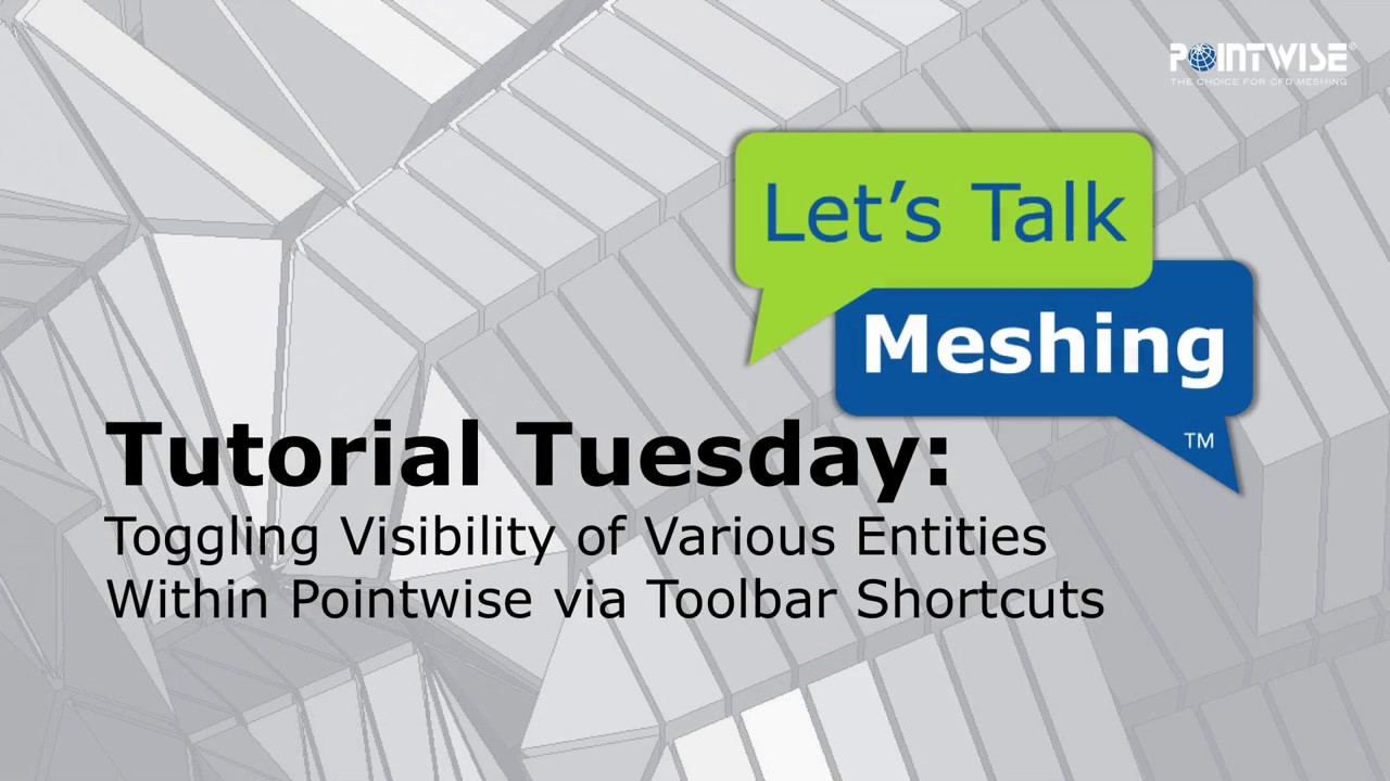 Toggling Visibility of Various Entities Within Pointwise via Toolbar ...