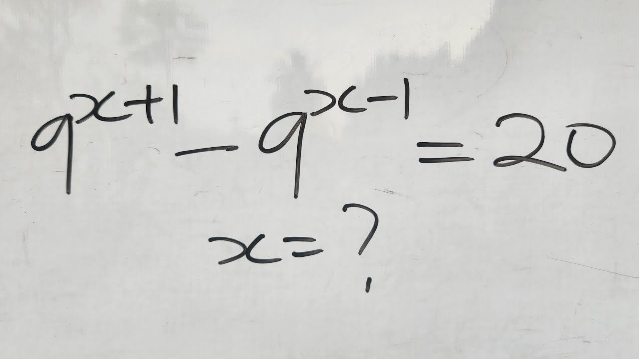 Germany maths Olympiad Exponential Equation | maths important questions ...