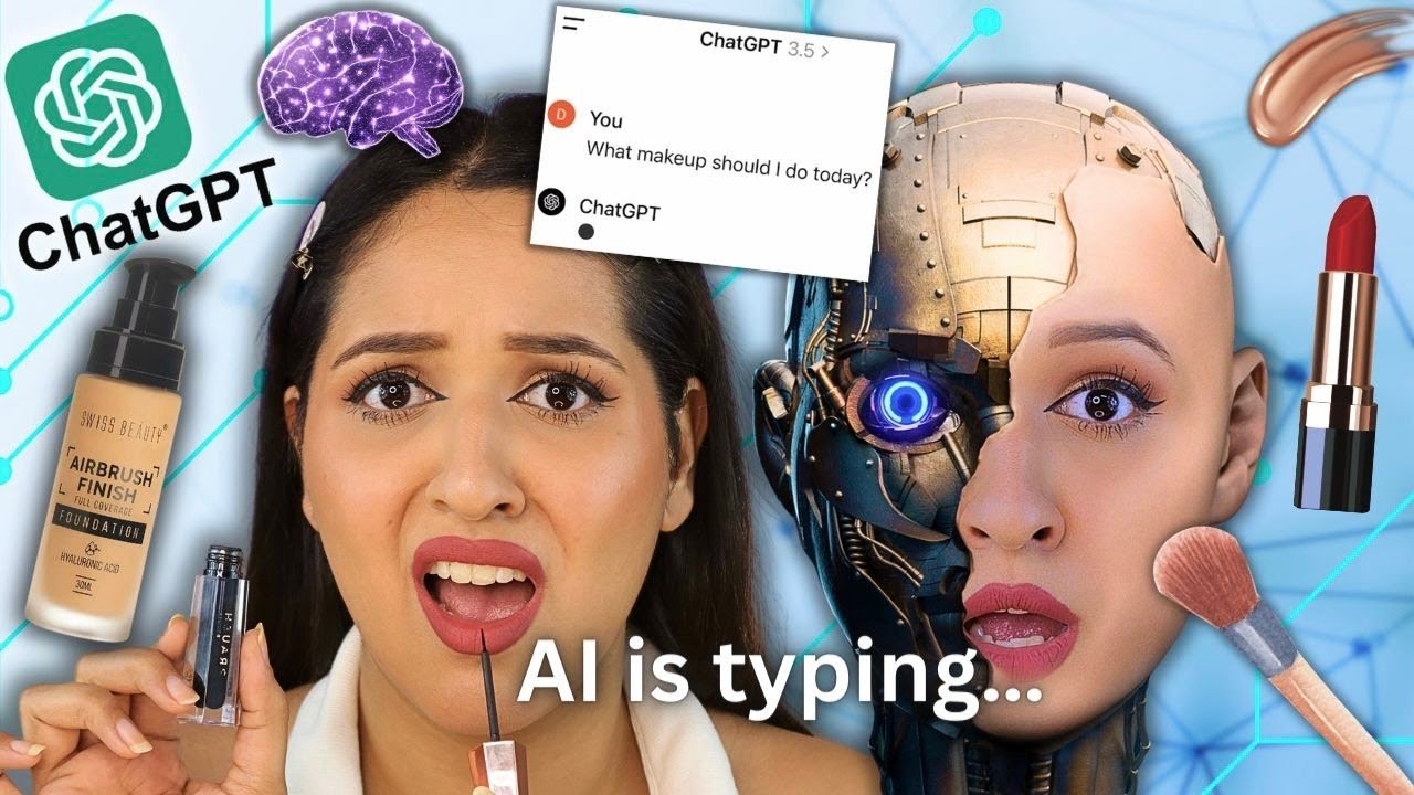 AI (CHATGPT) PICKS MY MAKEUP ROUTINE😱 | Artificial Intelligence Makeup ...