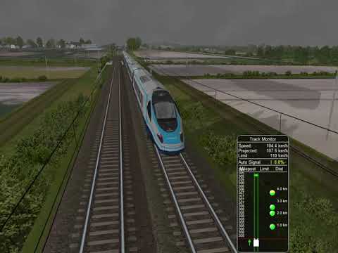 Open Rails 2020 -Trasa CMK - test timetable Lk8 Kraków - Kozłów - YouTube