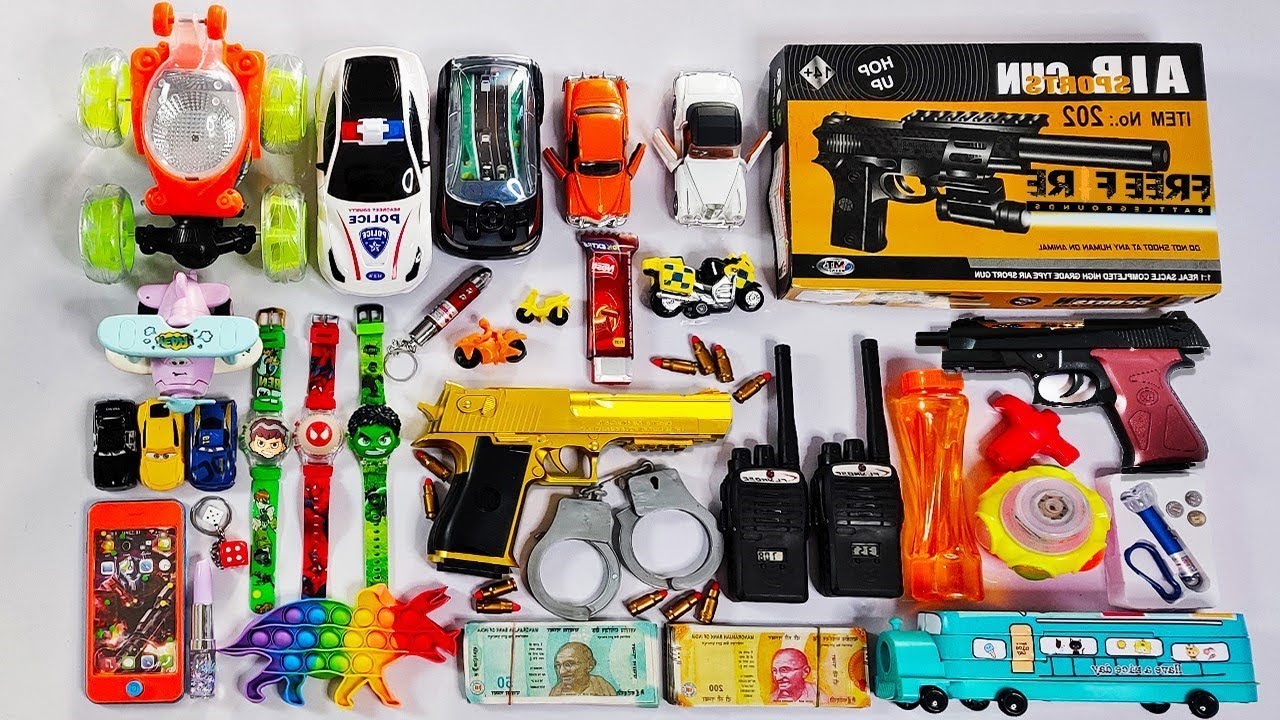 Latest Toys Collection🤑Car Race Game, Stunt Car, Police Car, Watch Set ...