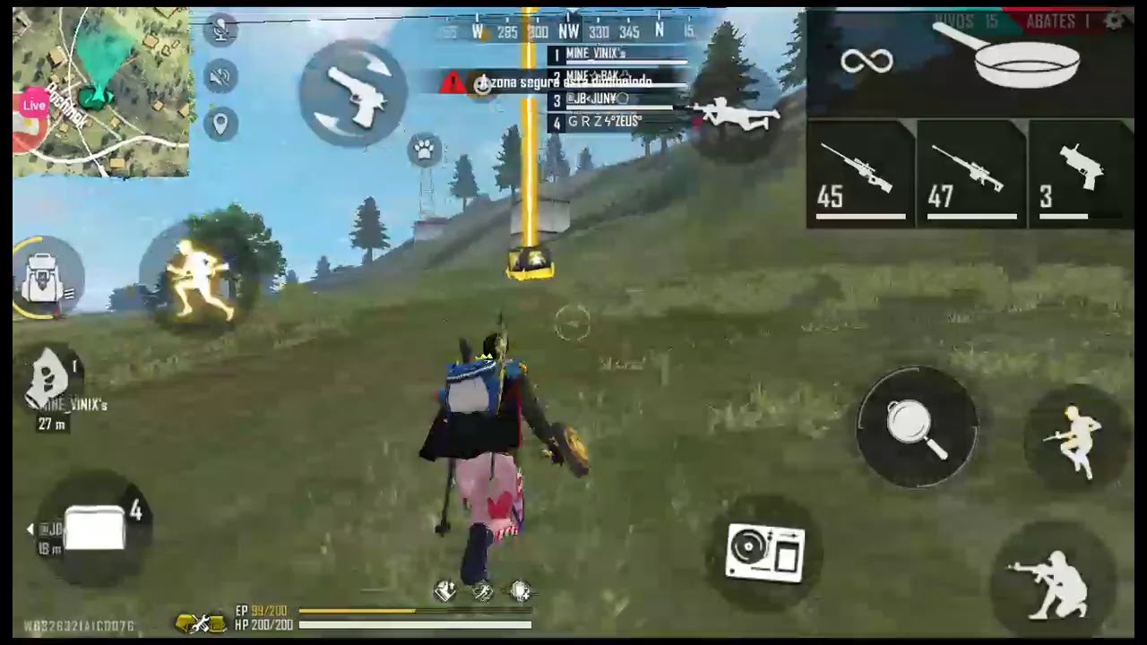 FREE FIRE AO VIVO♡RUMO AO DIMA 2 - YouTube