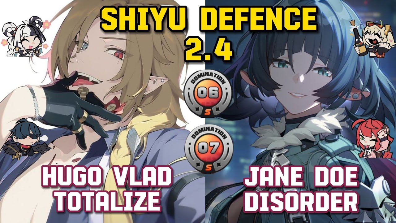 New Shiyu Defence 2.4 | M0 Hugo Totalize & M0 Jane Disorder | Zenless ...