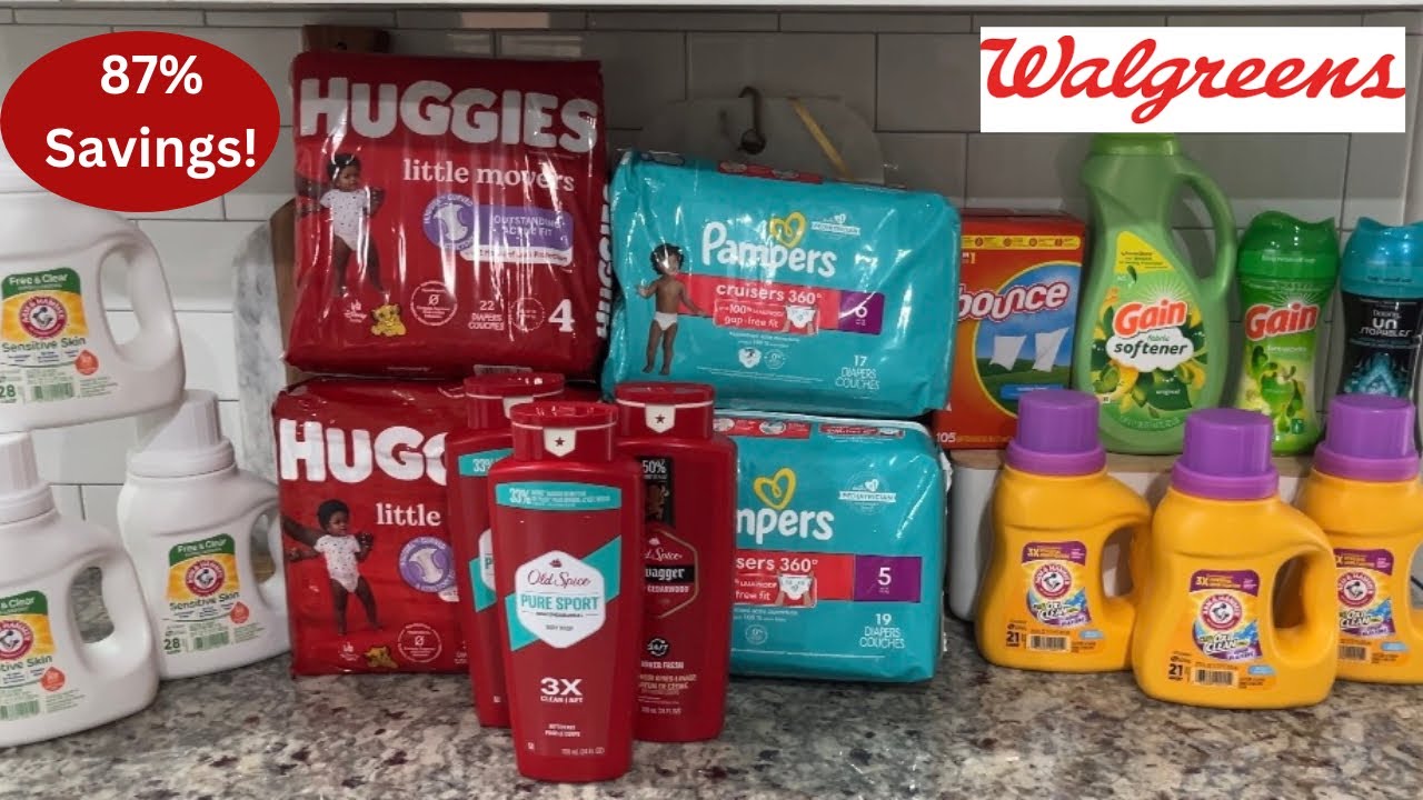 WALGREENS HAUL | 3/3 - 3/9 | HUGE BABY DEAL! | SAVED OVER 87% JUST ...