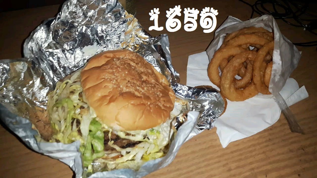 1650 | BIG FAT SLOPPY BURGER AND ONION RINGS - YouTube