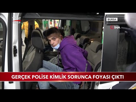 Gerçek Polise Kimlik Sorunca Foyası Meydana Çıktı