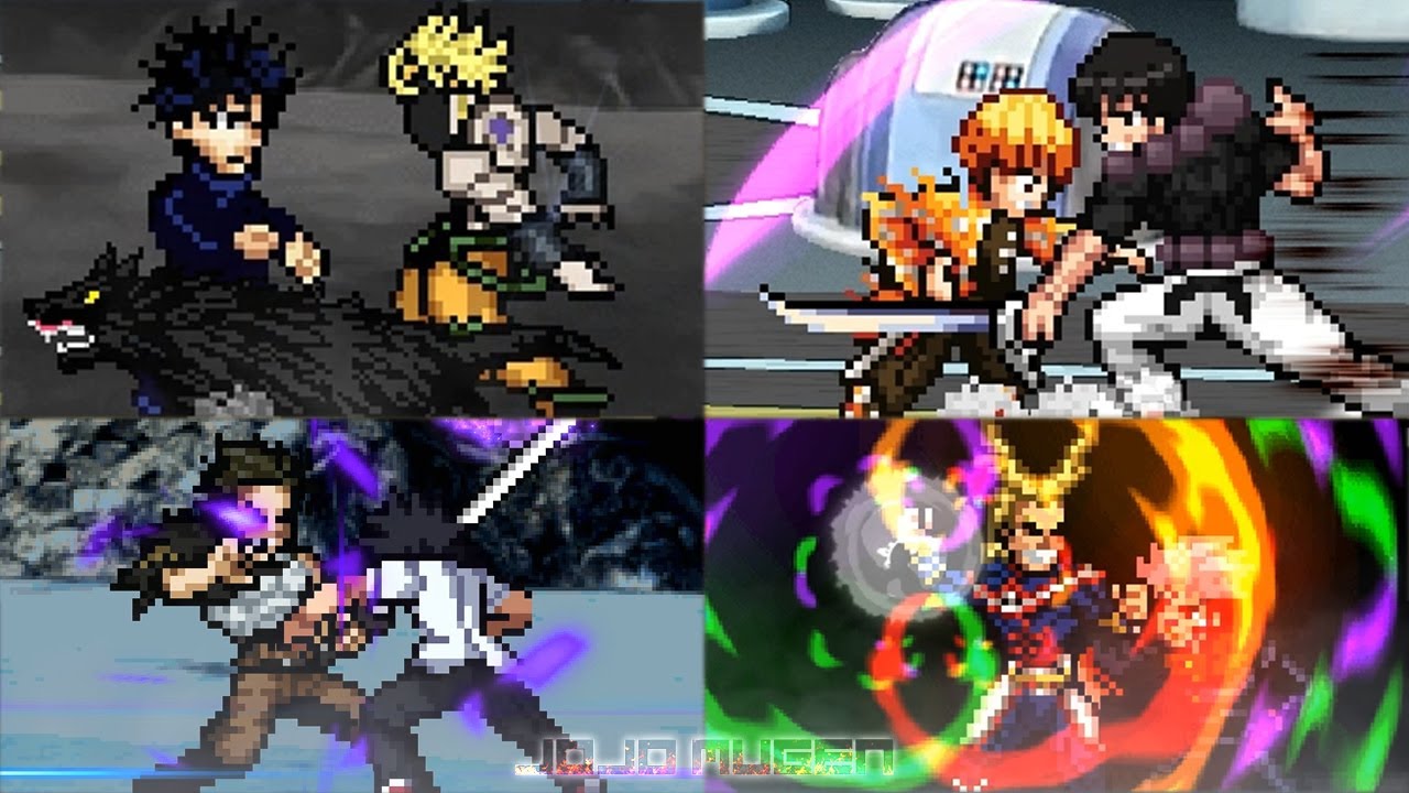 High level Battles throughout the Mugen Universe! Shadow Dio, Jotaro ...