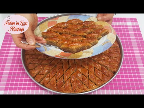 1 MİLYON İZLENEN BAKLAVA 2✔️CEVİZLİ EV BAKLAVASI NASIL YAPILIR✔️TÜM PÜF NOKTALARIYLA TAM KIVAMINDA